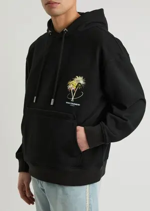 WOOYOUNGMI Logo-print Hooded Cotton Sweatshirt