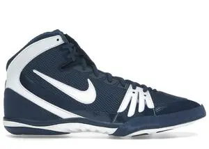 Nike Lace Up Athletic Sneakers - Navy Blue/white