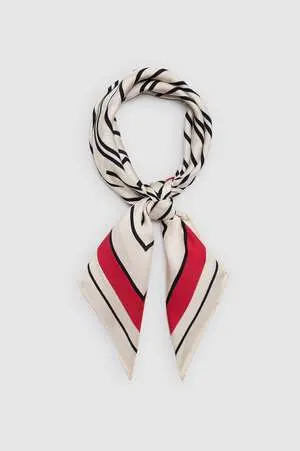 ANINE BING York Scarf - Tango Red