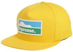 Supreme Horizon 5-panel Cap - Yellow