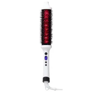 BONDIBOOST Infrared Heated Thermal Long Barrel Hot Round Brush - One-color