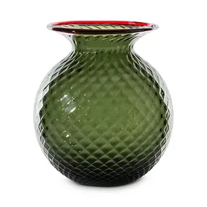 VENINI Balloton Fiori 9.5 Vase - Appl Green