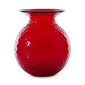 VENINI Balloton Fiori 9.5 Vase - Red