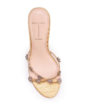 BLACK SUEDE STUDIO Daisy Embellished Sandals