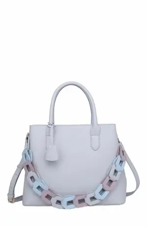 MODA LUXE Regalina Satchel - Dove Grey