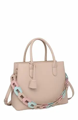 MODA LUXE Regalina Satchel - Natural