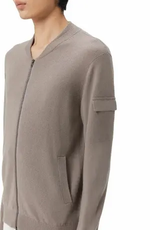 GOBI MONGOLIAN CASHMERE Cashmere Bomber Jacket