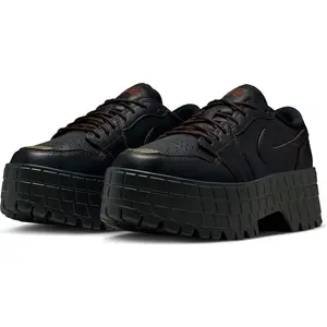 JORDAN Air 1 Brooklyn Platform Sneakers - Black/cacao Wow/black