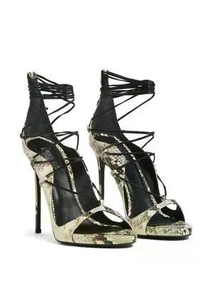 Dsquared2 111mm Snakeskin Sandals