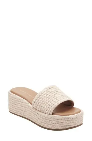 Marc Fisher Daylin Platform Sandals - Light Pink