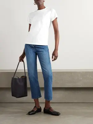 THE ROW Mid-rise Straight-leg Jeans