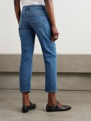 THE ROW Mid-rise Straight-leg Jeans