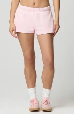 FLORENCE BY MILLS Cozy Crush Sweat Shorts - Ballet Slipper