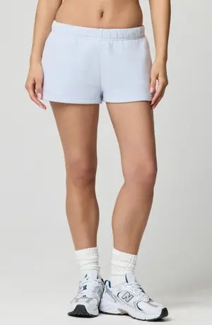 FLORENCE BY MILLS Cozy Crush Sweat Shorts - Halogen Blue