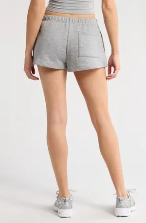 FLORENCE BY MILLS Cozy Crush Sweat Shorts - Heather Grey