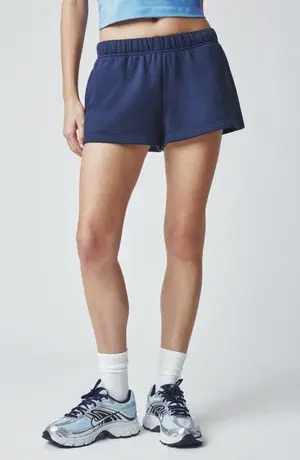 FLORENCE BY MILLS Cozy Crush Sweat Shorts - Navy