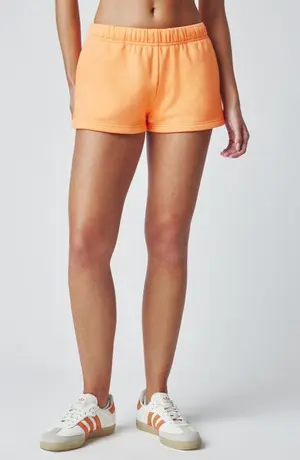 FLORENCE BY MILLS Cozy Crush Sweat Shorts - Papaya