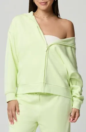 FLORENCE BY MILLS Oversized Zip-up Hoodie - Citrine