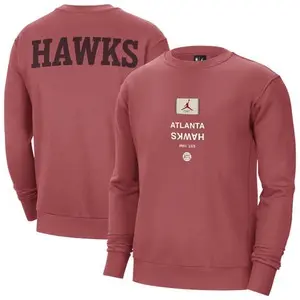 JORDAN BRAND Atlanta Hawks Courtside Statement Edition Heavyweight Pullover Sweatshirt