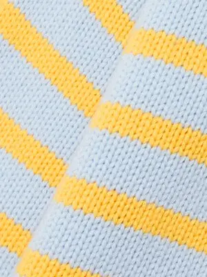 LA LIGNE Marin Striped Wool And Cashmere-blend Sweater