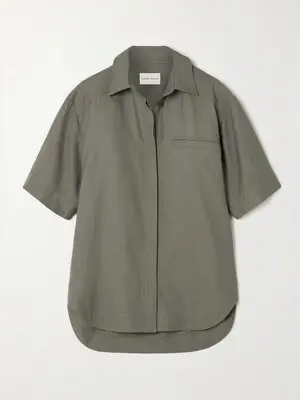 Loulou De Saison Moheli Woven Shirt - Gray