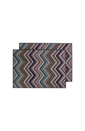 Missoni Pair Of Two Holiday Placemats 38x52 Cm - Multicoloured