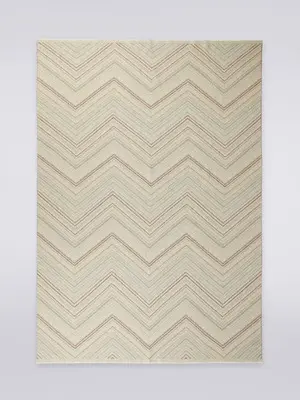 Missoni Catullo 130x190 Cm Wool And Cashmere Blanket - White