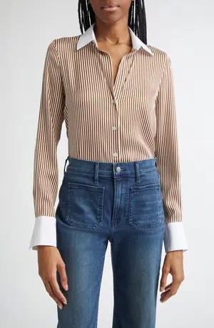Veronica Beard Spread Collar Tops
