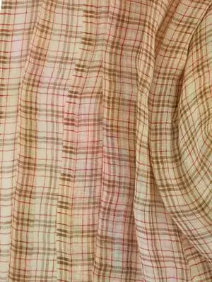 FERRAGAMO Tartan Scarf - Neutrals