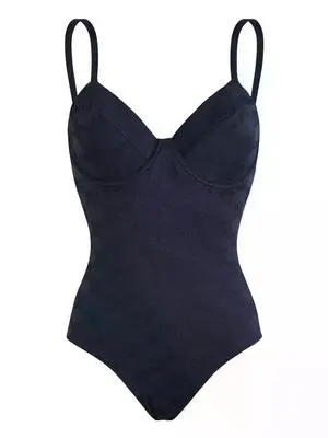 Vilebrequin Monogram One-piece Swimsuit - Blue