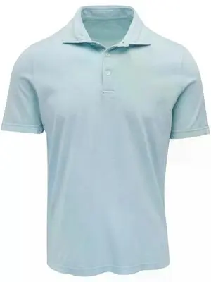 Fedeli Jersey Polo Shirt - Blue