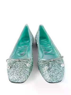 JIMMY CHOO Elme Ballet Flats - Green