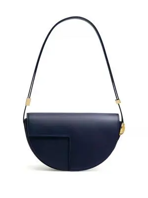 PATOU Le Leather Shoulder Bag - Blue
