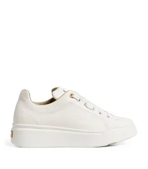 Max Mara Leather Sneakers