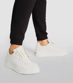 Max Mara Leather Sneakers