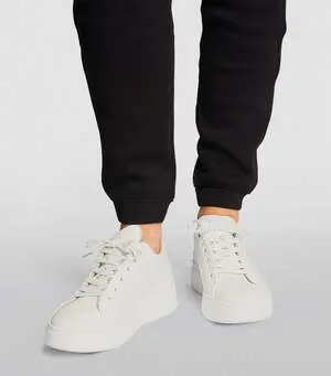Max Mara Leather Sneakers