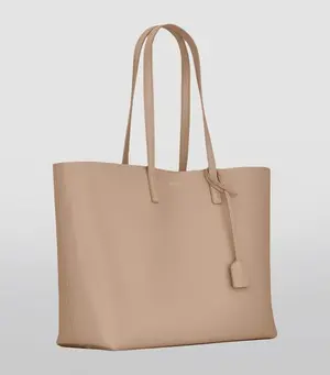 Saint Laurent East/west Shopper Tote Bag - Beige