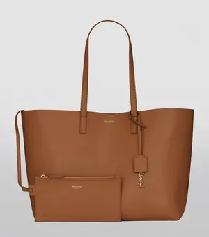Saint Laurent East/west Shopper Tote Bag - Red