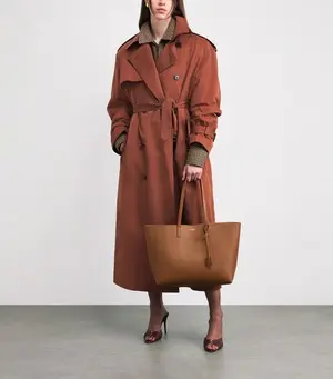 Saint Laurent East/west Shopper Tote Bag - Red