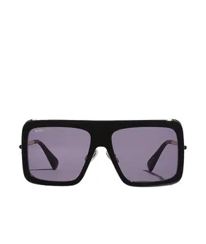 Max Mara Acetate Square Sunglasses - Black