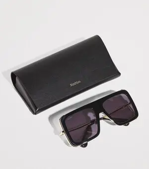 Max Mara Acetate Square Sunglasses