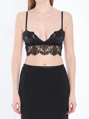 Dolce & Gabbana Bralette Top - Black