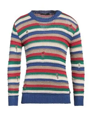 TAKESHY KUROSAWA Striped Knitted Sweater