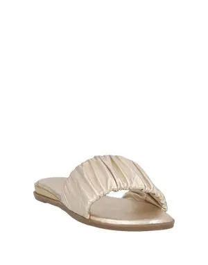 PARODI SUNSHINE Leather Slide Sandals