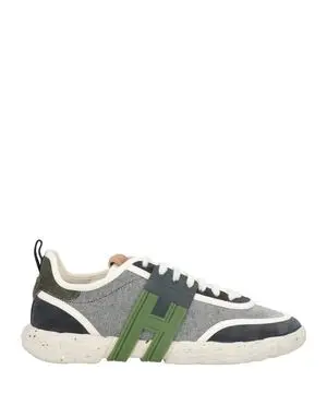 Hogan Midnight Leather And Textile Fibers Low-top Sneakers - Blue