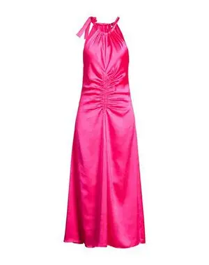 Sandro Flared Maxi Dress - Pink