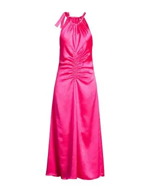 Sandro Flared Maxi Dress - Pink