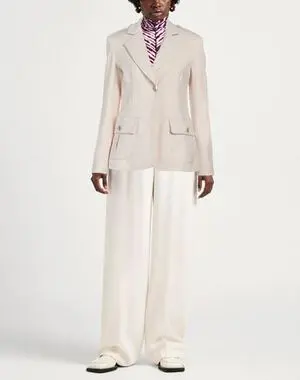 CRISTINAEFFE Single-breasted Twill Blazer - White