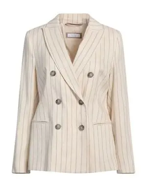 Peserico Striped Blazers For Women