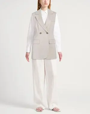 Peserico Sleeveless Double-breasted Blazer